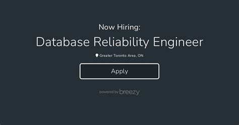 database reliability engineer at texada software