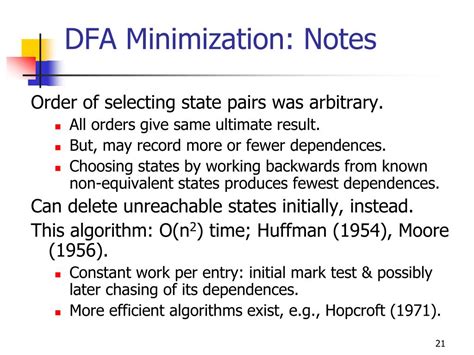 Ppt Dfa Minimization Powerpoint Presentation Free Download Id 2022605