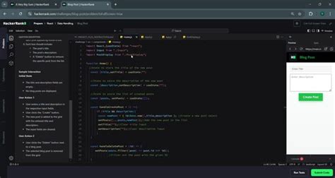 Vaibhav Adhav On Linkedin Reactjs Hackerrank Datahandling Blogpost