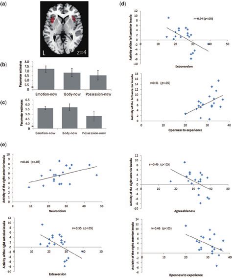 Activity Of The Insular Cortex And Personality Scores Bilateral Download Scientific Diagram