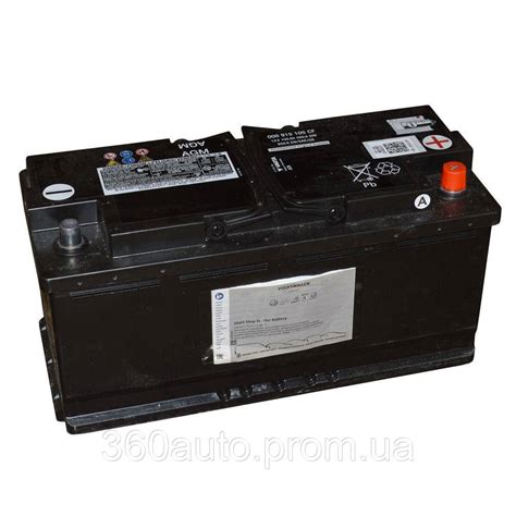Купить Автомобильный аккумулятор VAG 12V AGM 105Ah 580A (EN) R+ для ...