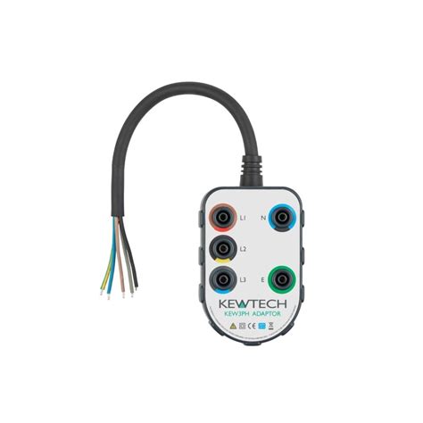 Kewtech Kew3ph 3 Phase Adapter For Continuity Insulation And Loop