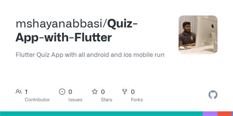GitHub Mshayanabbasi Quiz App With Flutter Flutter Quiz App With All Android And Ios Mobile Run