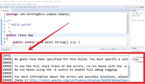 How To Fix Maven Error No Goals Specified 2024 TestingDocs Com