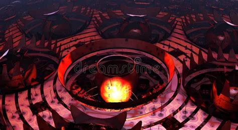 3d Render Of Digitally Created Virtual Fiction Fantasy Artwork Stock