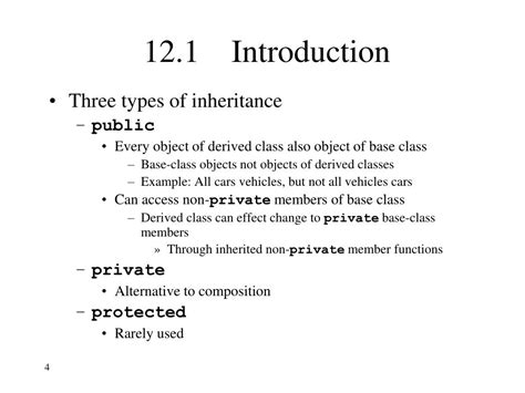 Ppt Chapter 12 Object Oriented Programming Inheritance Powerpoint Presentation Id5793919