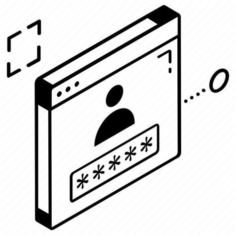 Web Password Account Protection Profile Password Passcode Account Security Icon Download