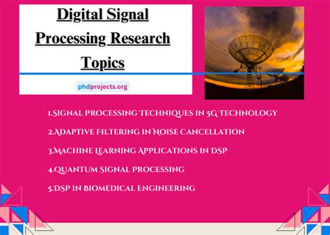 Digital Signal Processing Research Thesis Topics