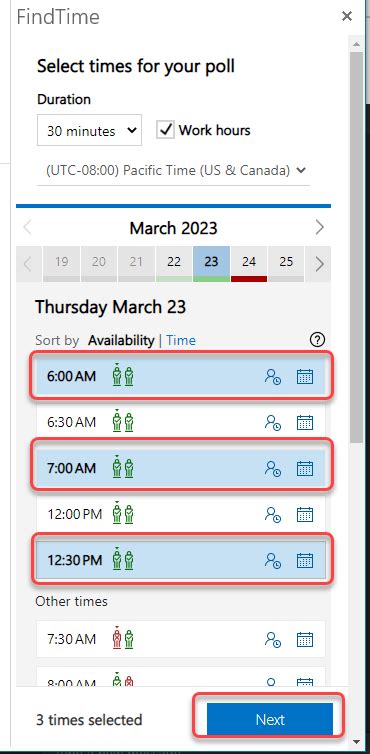 Outlook Schedulepoll 20230322 02 One Minute Office Magic