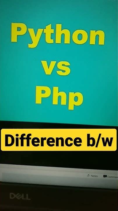 Php Vs Python Python Vs Php Difference Between Php And Phthon Python Php Programming