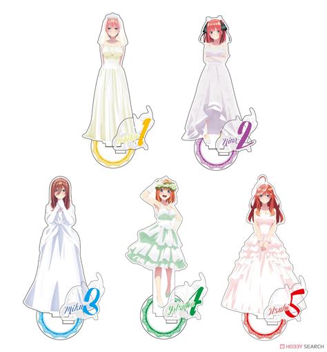 The Quintessential Quintuplets Miku Nakano Acrylic Stand Wedding