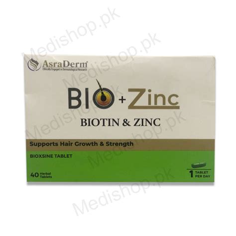 Bio Zinc Tablets Medishoppk