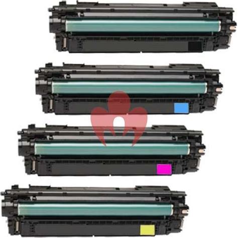 Hp Cf450a Cf451a Cf453a Cf452a Toner Cartridge 655a X 4 Pack