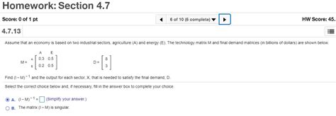Solved Homework Section 4 7 Score 0 Of 1 Pt 6 Of 10 6