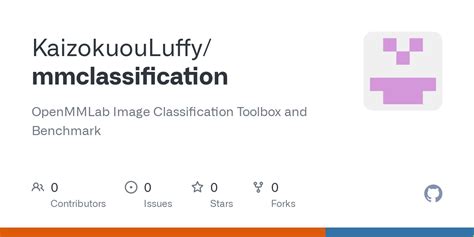 Github Kaizokuouluffymmclassification Openmmlab Image