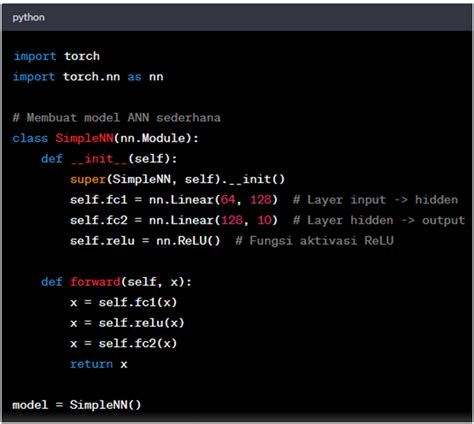cara menggunakan pytorch untuk deep learning