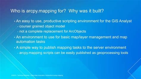 Python Map Automation Introduction Of Arcpy Mapping Ppt