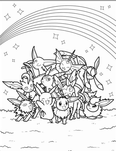 122 Målarbilder Pokémon Gratis Utskrivbar Fånga Dem Alla