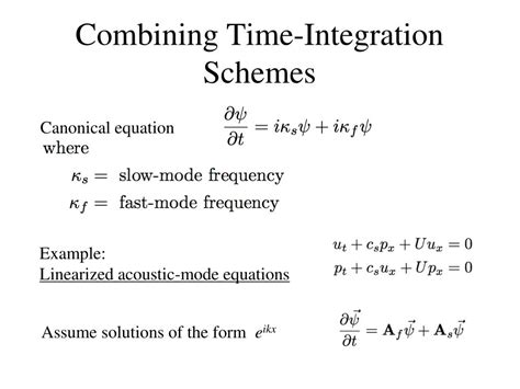 Ppt Time Integration Schemes Powerpoint Presentation Free Download
