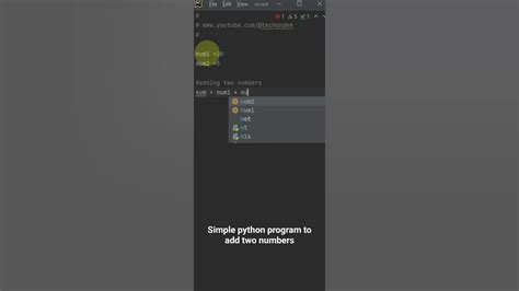 Simple Program To Add Two Numbers Shorts Coding Programing