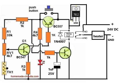 Temperature Controlled Relay Switch Circuit Homemade Circuit Projects