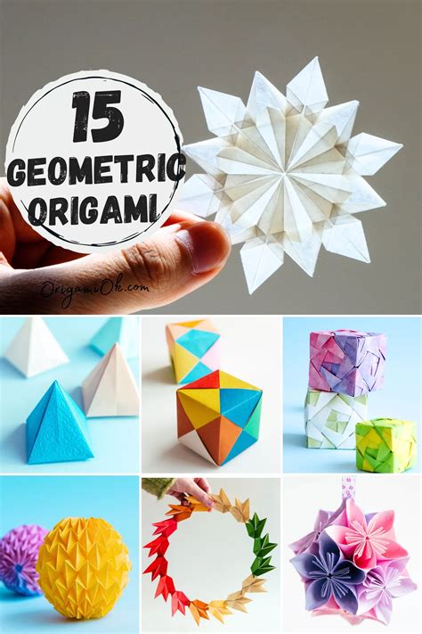 15 Geometric Origami Tutorials Geometric Shape Modular Origami