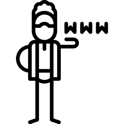 Coding Puppet Characters Lineal Icon
