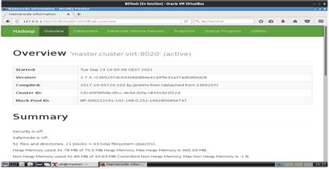 Manipulation De Hdfs Débuter Avec Lécosystème Hadoop