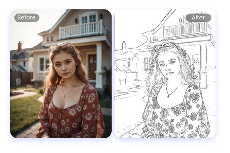 Turn Photo Into Line Drawing With Ai Outline A Picture Online Fotor