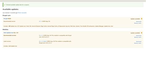 Display Core Compatibility Ranges For Available Module Updates Drupal Org