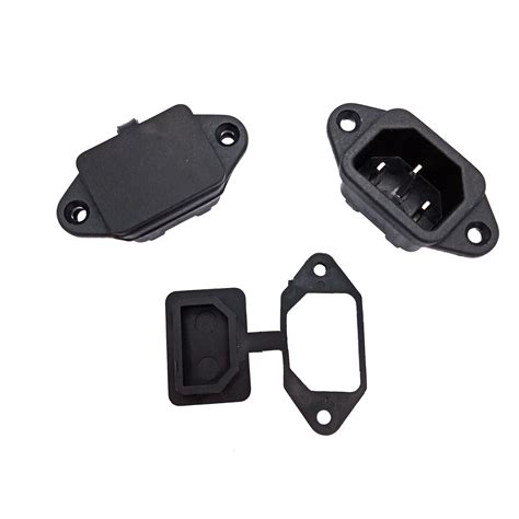IEC C A V AC Power Socket Male Screw Panel IEC Connector IEC Socket And AC Socket