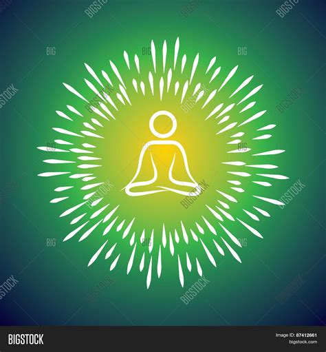 Meditation Symbol Vector And Photo Free Trial Bigstock