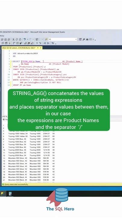 this is precious 💎 sql string datascience aggregation