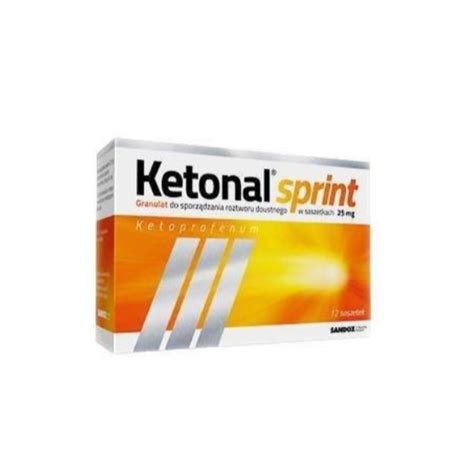 Ketonal Sprint 25 Mg Oral Granules 12 Sachets Zimgi Cosmetics