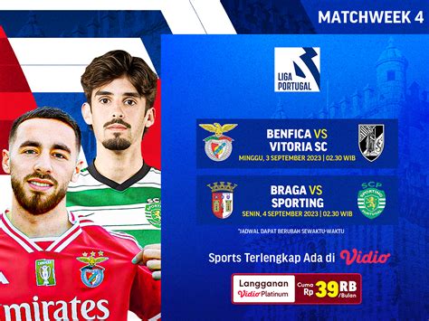 Jadwal Dan Link Live Streaming Liga Portugal Week Di Vidio Vidio