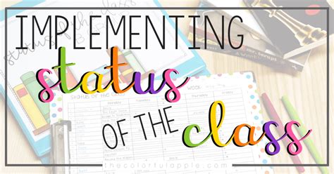 Status Of The Class The Colorful Apple