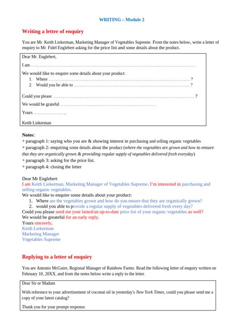 Writing Module 2 Pdf