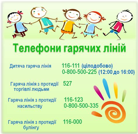 Психологічна служба Сватівського ліцею № 1 Гарячі лінії психологічної допомоги та протидії насиллю