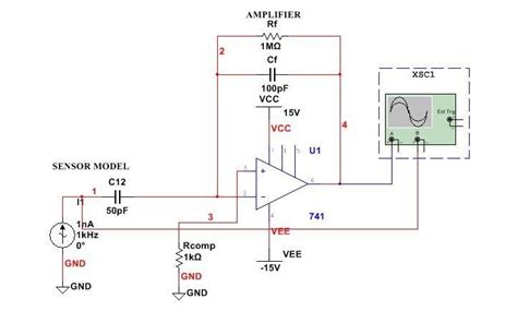 basic signal conditioning circuit for electrostatic sensor in this r f