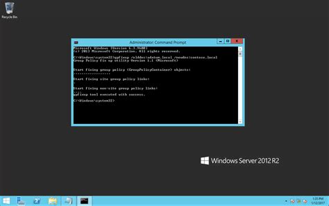 how to rename an active directory domain name of a windows server 2012