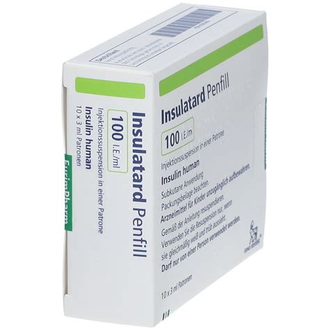 Insulatard fill 100 I.E./ml Zylinder 10x3 ml mit dem E-Rezept kaufen ...