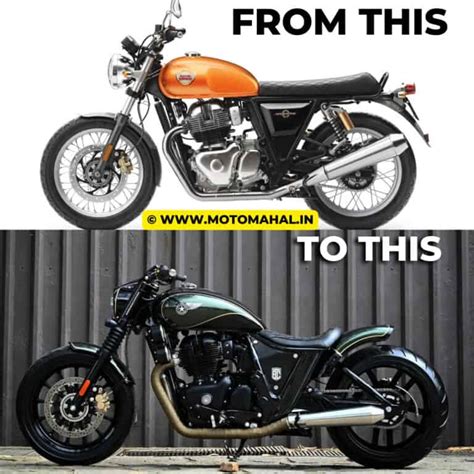 Modified Re Interceptor 650 Into A Bobber