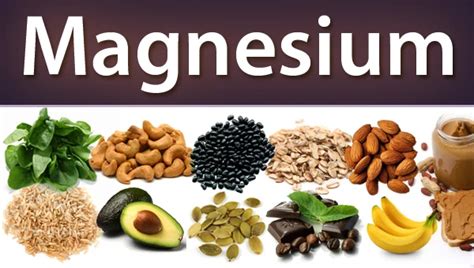 Major Functions And Food Sources Of Magnesium —