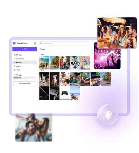 secure photo storage and sharing proton