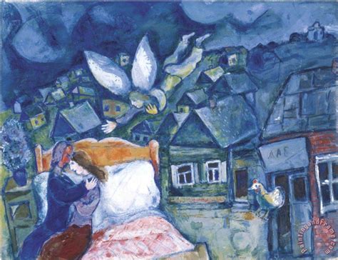 Marc Chagall The Dream 1939 Painting The Dream 1939 Print For Sale