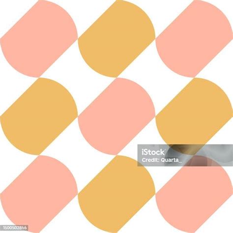 기하학적 패턴 간단한 미적 모양 장식 현대 추상 바우하우스 매끄러운 배경입니다 0명에 대한 스톡 벡터 아트 및 기타 이미지