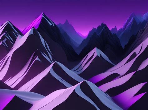 Premium Ai Image Abstract 3d Landscape Data Visualization Concept