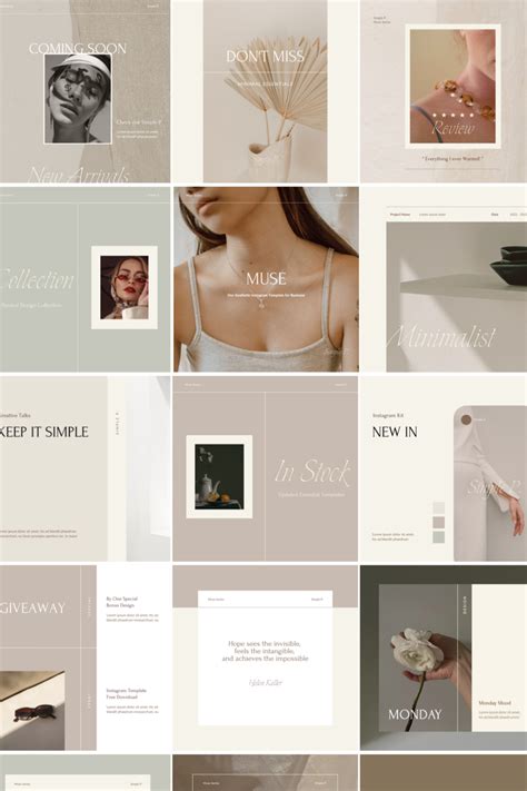 인스타그램 피드 꾸미기 Muse Instagram Instagram Layout