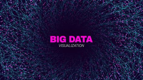 Premium Vector Abstract Technology Big Data Stream Visualization