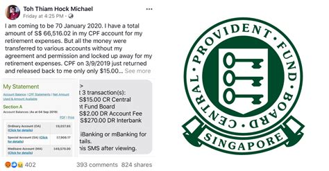 Spore Man Says He Receives Only S 15 In Cpf Payouts Says Will Die Of Hunger Before Falling